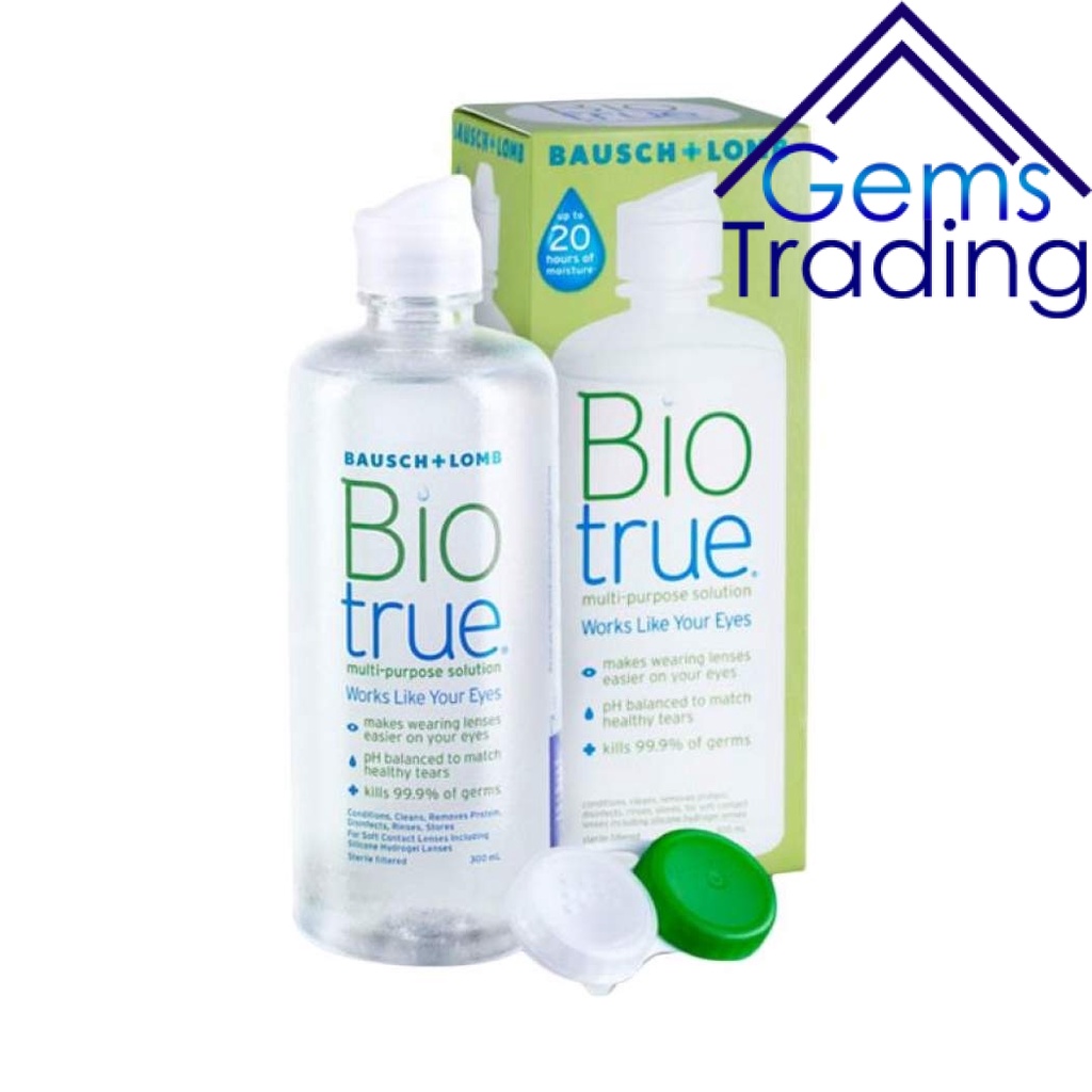 (300ml) Biotrue Solution Bausch & Lomb Multi Purpose Solution | Shopee ...