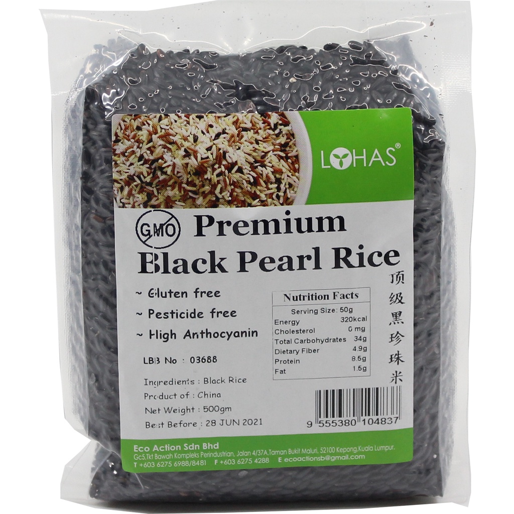 Lohas Premium Black Pearl Rice 500g | Shopee Malaysia
