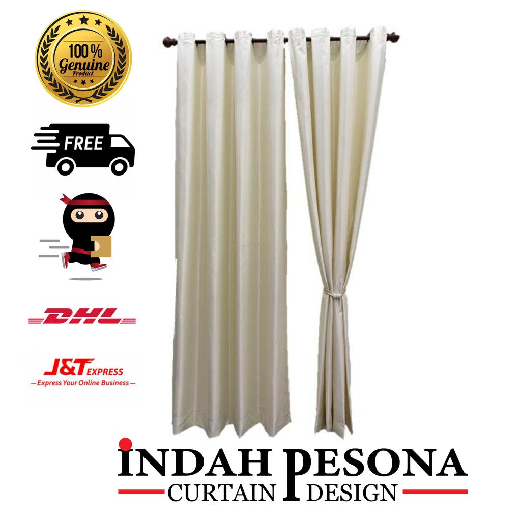 A15 Ready Made Curtain!!! Siap Jahit Langsir Rumah,Langsir RAYA Kain ...