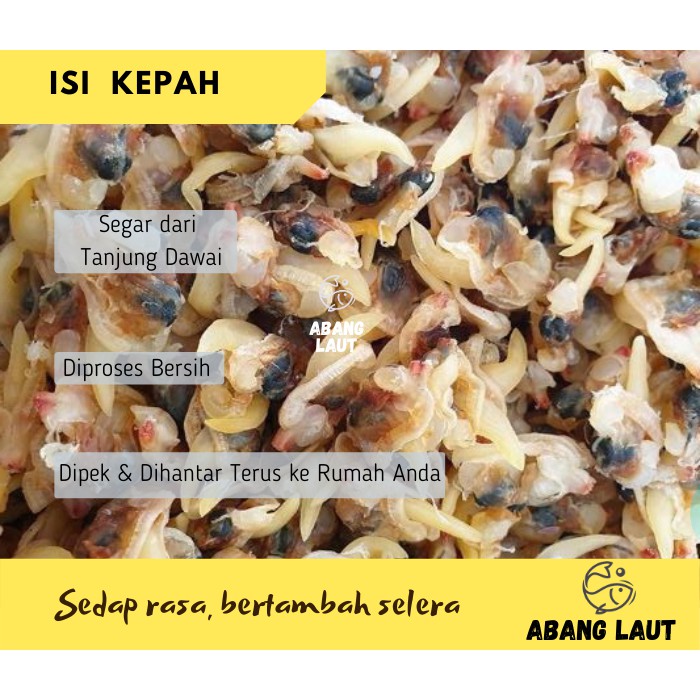 ISI KEPAH/ ISI CLAM TANJUNG DAWAI/ SALTED FISH (+-200g) | Shopee Malaysia