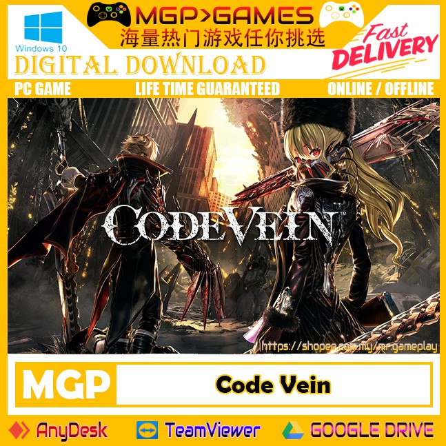 Code Vein / PC GAME / GAMING / OFFLINE / ALL DLC / SINGLE PLAYER ...