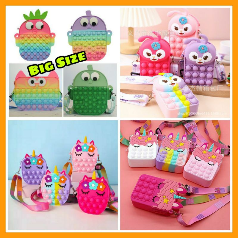 Push Pop It Bag Bubble Fidget Toy Bubbles Stress Relieve Sensory Toy ...