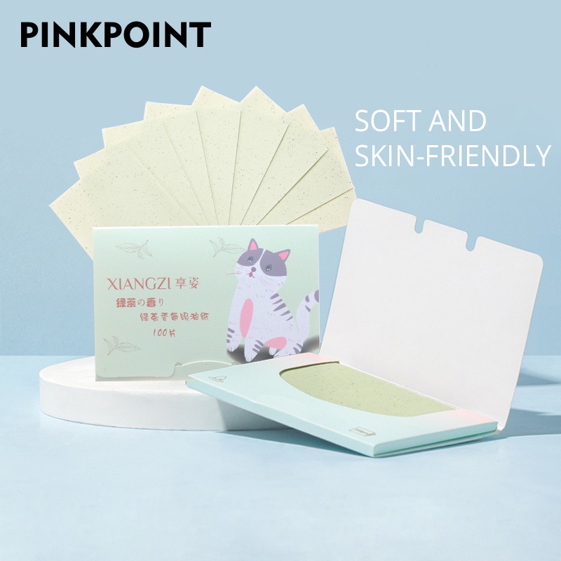 Facial Oil-Absorbing Paper 100 Pieces Portable Removable Fragrance Oil ...