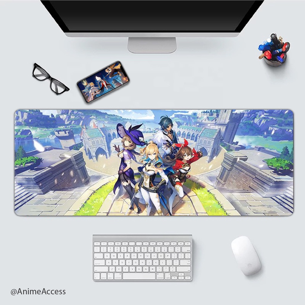 Genshin Impact Mondstadt Knight - Jean, Amber, Lisa & Kaeya Gaming ...