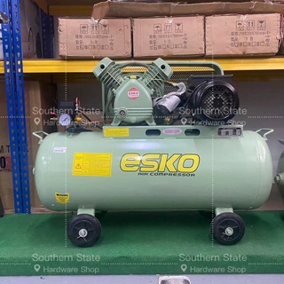 ESKO 2HP AIR COMPRESSOR EK-202 (100 LITER, 8 BAR) FREE AIR BLOW GUN AND ...