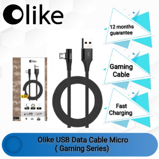Olike USB Data Cable Micro ( Gaming Series) | Shopee Malaysia