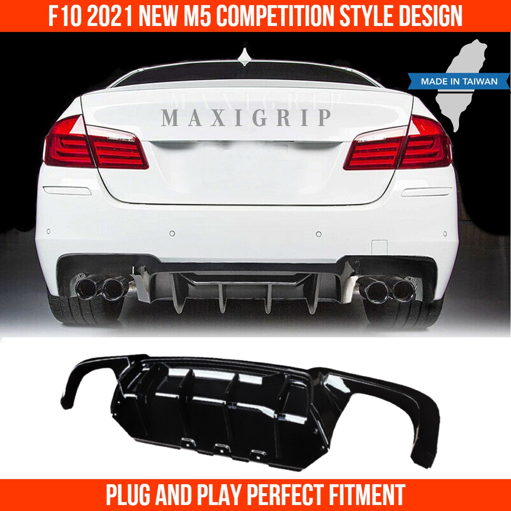 BMW F10 5 series M5 Competition Diffuser rear bumper diffuser bmw F10 ...