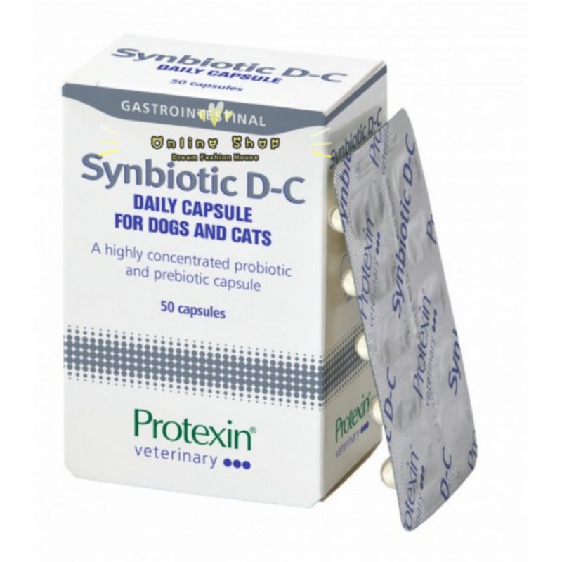 (READY STOCK)Synbiotic D-C Daily Capsule For Dog & Cat ~ 50 Capsules ...