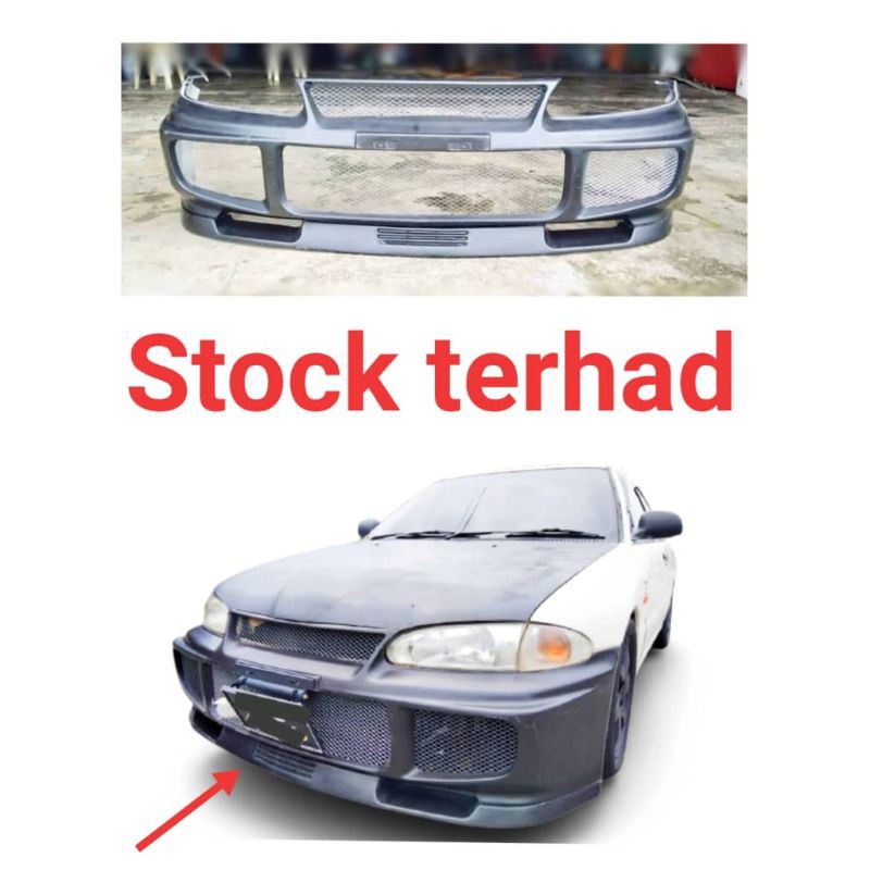 FRP PROTON WIRA FRONT BUMPER EVO3 HOT SALES SUPER SALES PROTON WIRA ...