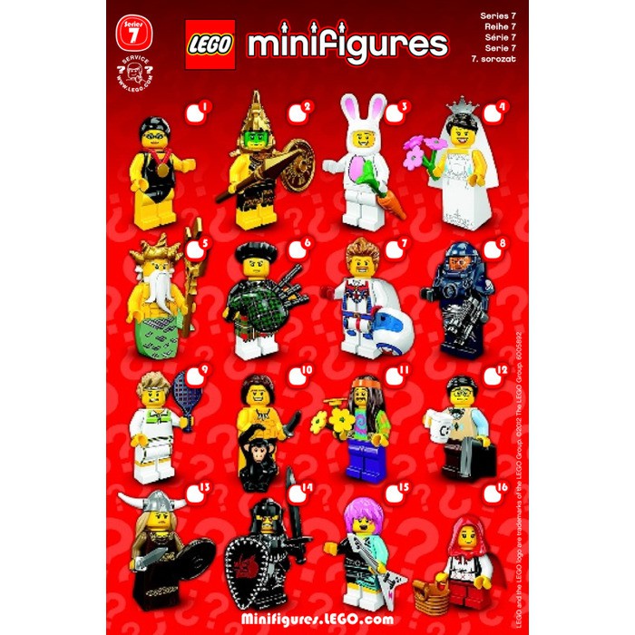 LEGO 8831 MINIFIGURES CMF 8831 SERIES 7 MISB | Shopee Malaysia
