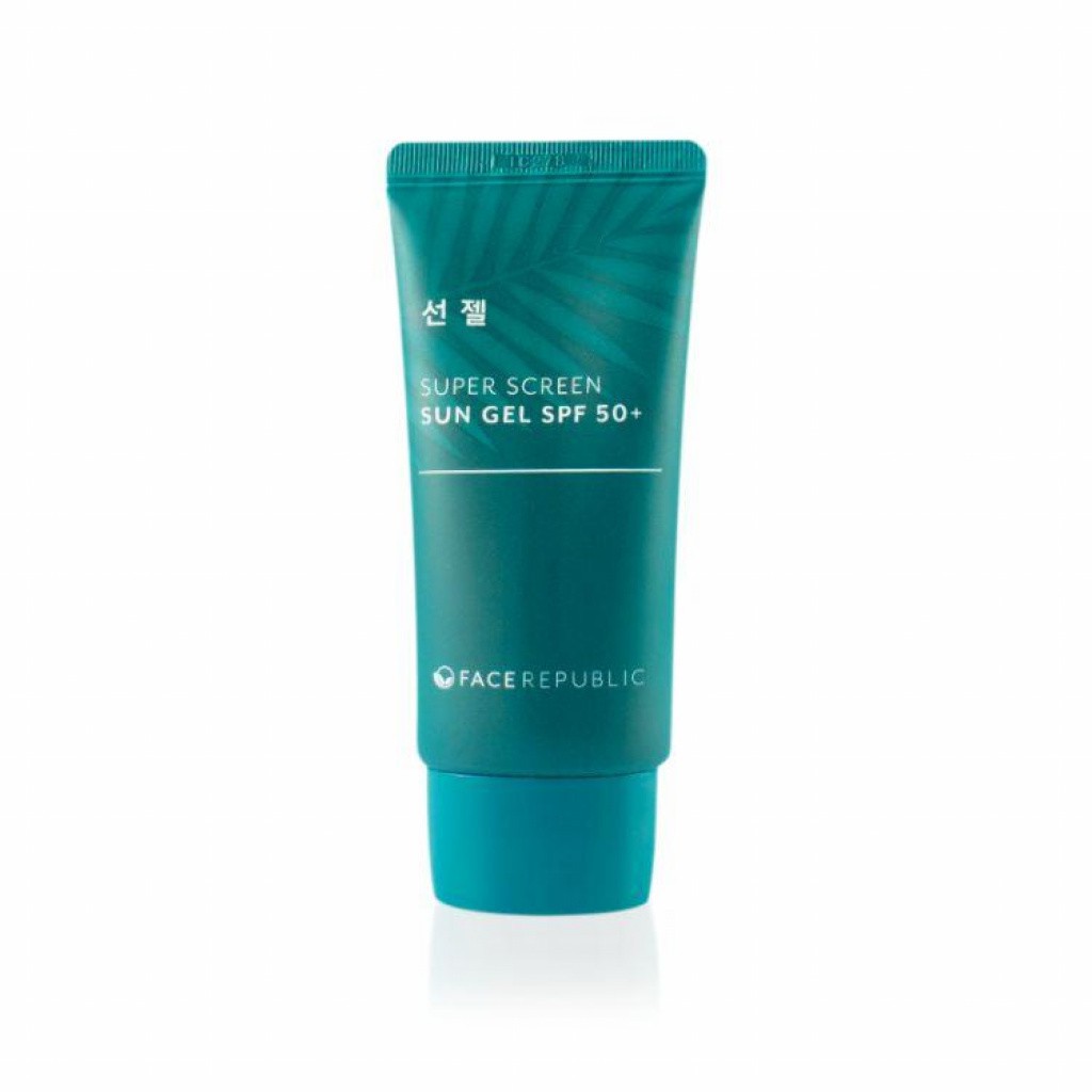 Sunscreen~sunscreen spf50~ Face Republic Super Screen Sun Gel SPF50 ...