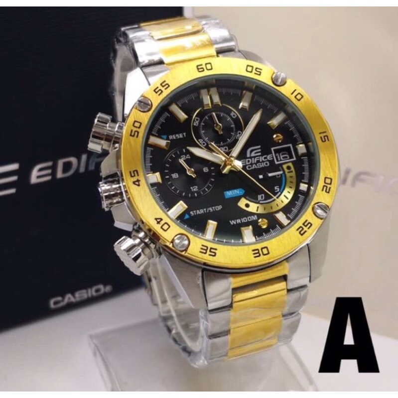 Casio_Edifice chronograph inside all working with ori box | Shopee Malaysia