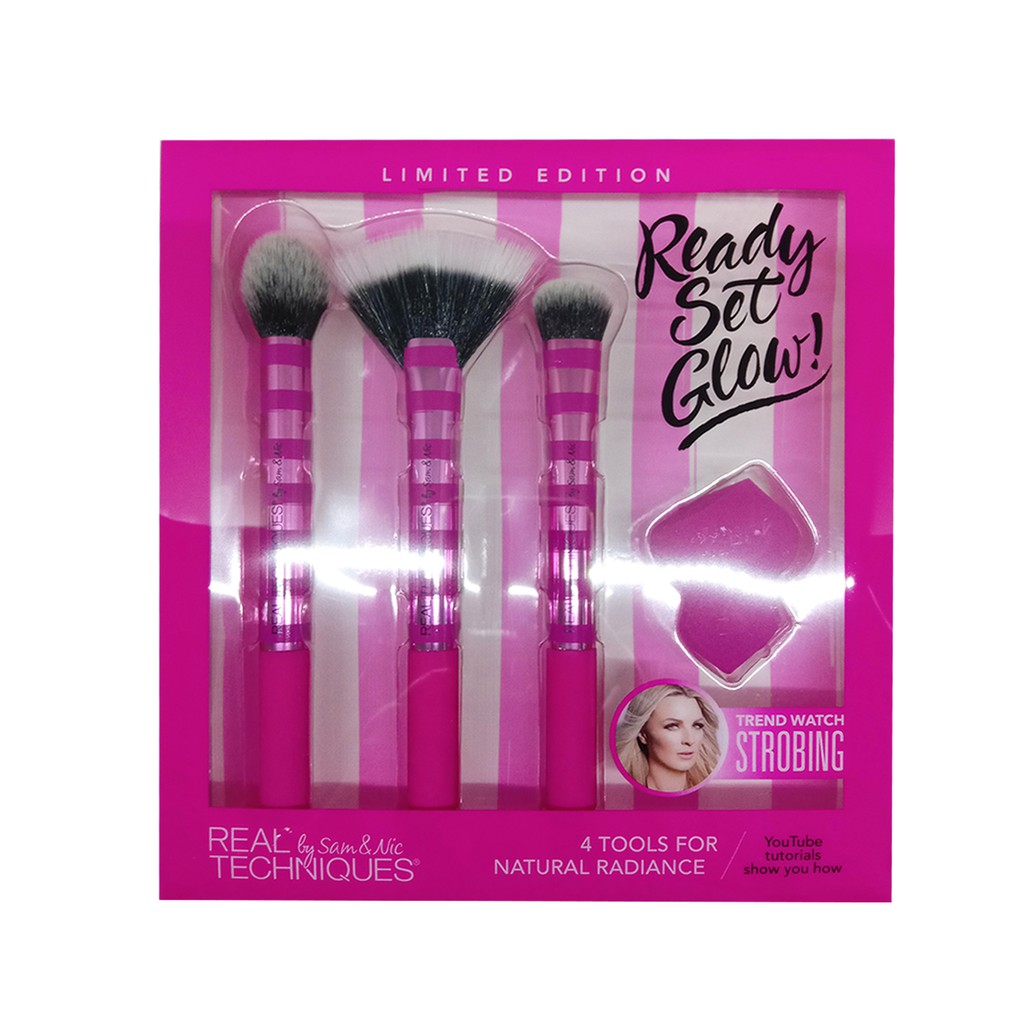 Real Techniques Ready Set Glow (100% Original) | Shopee Malaysia