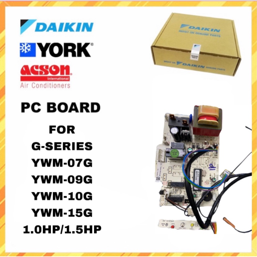 DAIKIN YORK ORIGINAL INDOOR PC BOARD-G Model | Shopee Malaysia