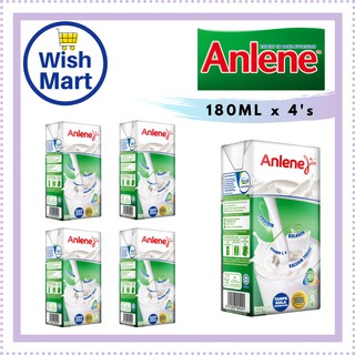 ANLENE UHT Plain Asli Milk 4 x 180ML Healthy Drink (WM0163) | Shopee ...