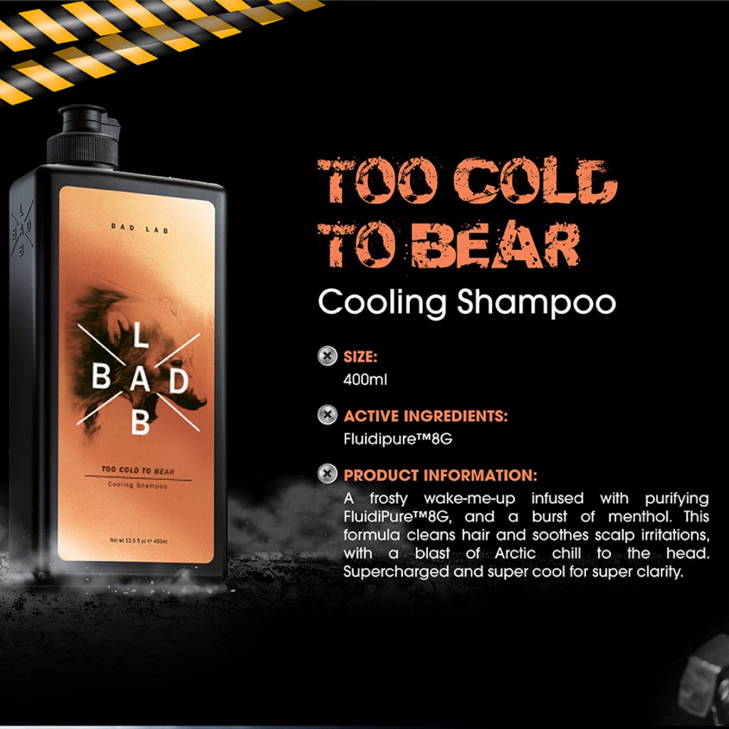 BadLab Too Cold To Bear Cooling Hair Shampoo 400ml | Shopee Malaysia