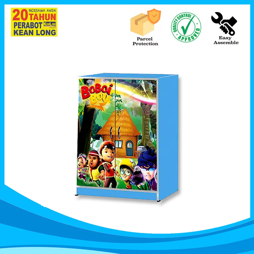 KLSB Almari Kartun 2 Pintu / Cartoon Wardrobe / Almari Kanak-Kanak ...