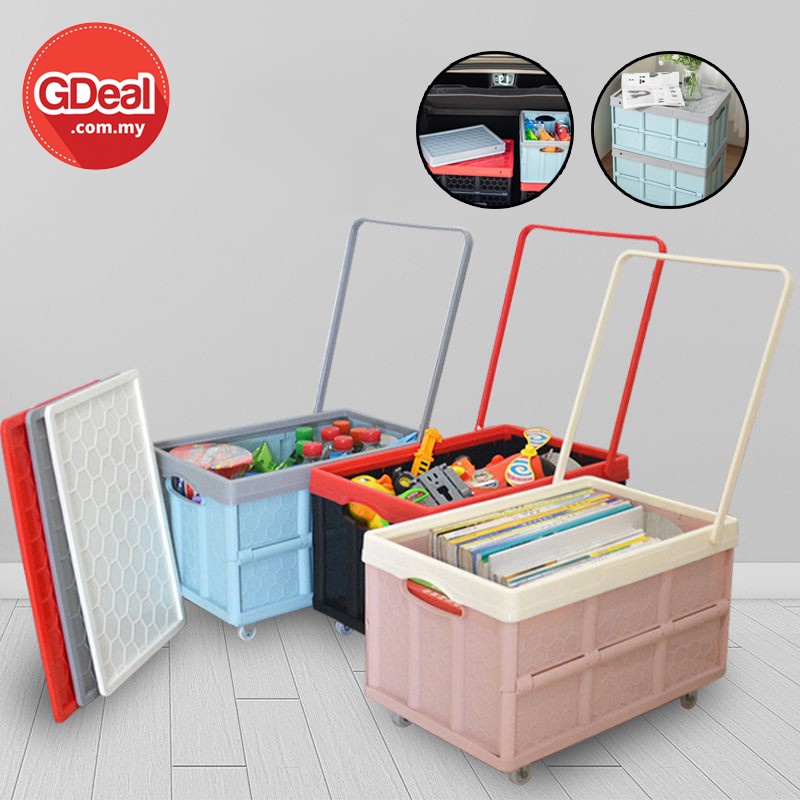GDeal Storage Box With Wheels Organizer Box Classroom Loading Book ...