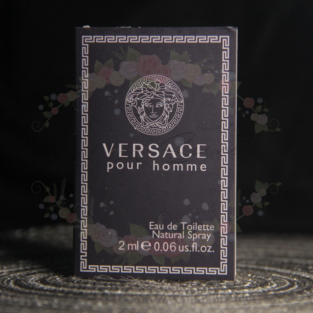 Perfume Sample - Versace Pour Homme, 2008 2ML Vial Perfume Fragrance ...