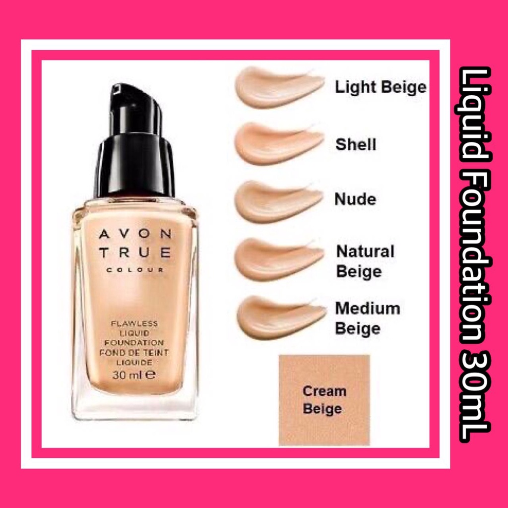 AVON True Color Flawless Liquid Foundation SPF15 30g(LadiesFirst ...