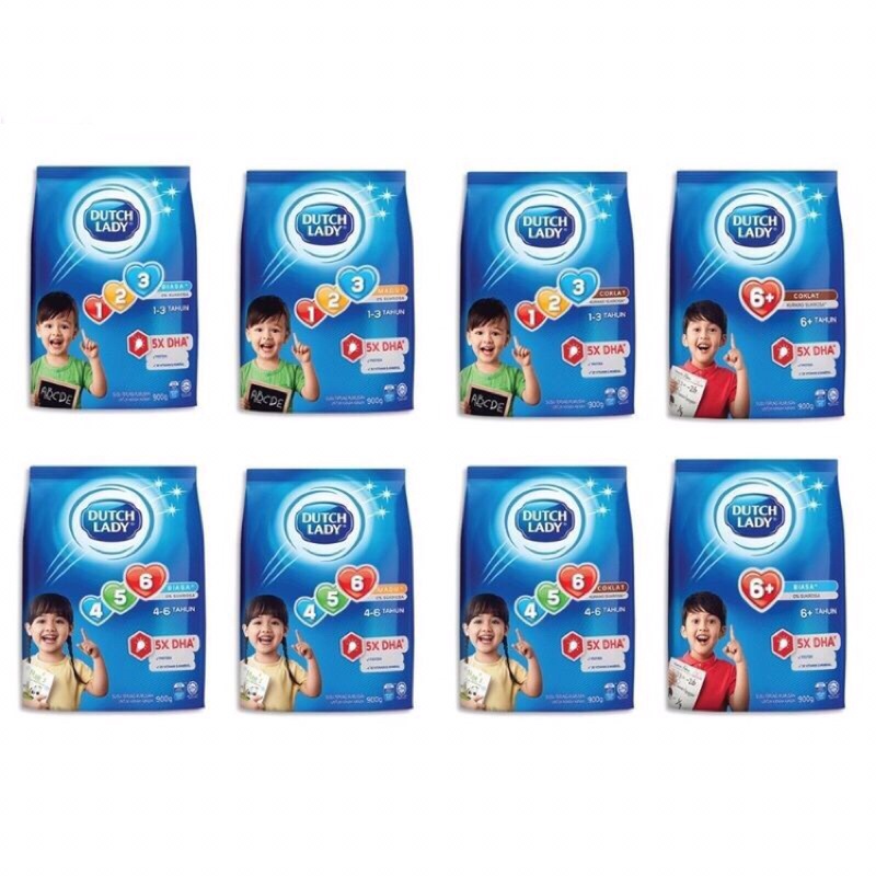 Dutch Lady Milk Powder 123/456/6+ 850g | Shopee Malaysia