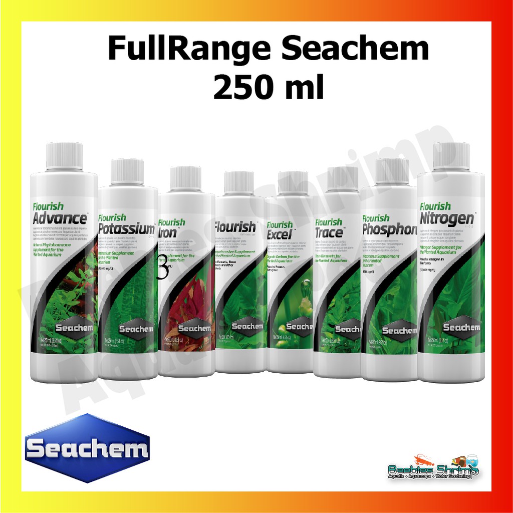 SeaChem Flourish Full Range 250 ml / Baja Pokok / Flourish Fertilizer ...