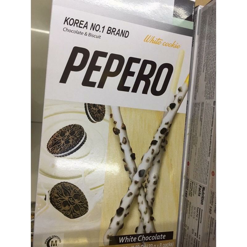Chocolate Lotte Pepero White Cookie Box 256g Collate (8x32g) | Shopee ...
