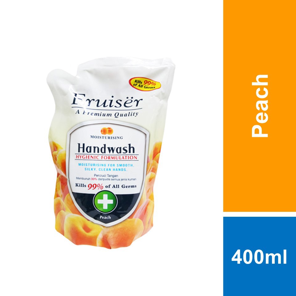 Fruiser Handwash Refill Peach 400ml | Shopee Malaysia
