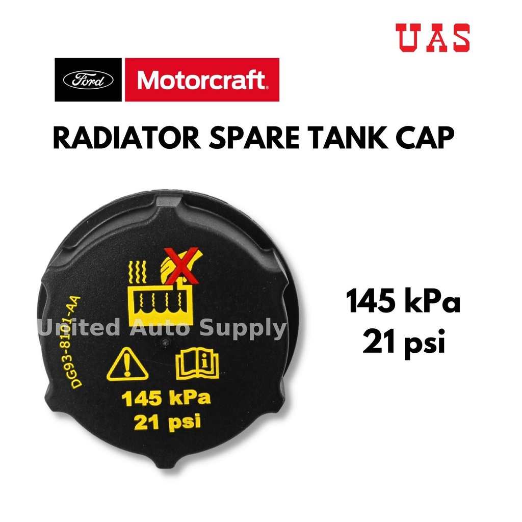 FORD MOTORCRAFT Radiator Spare Tank Cap For Ford Ranger T7 Fiesta Focus ...