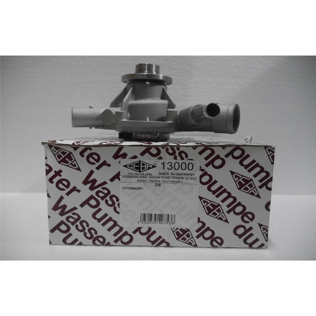 Mercedes W203 W210 M111 Kompressor Eng GEBA Water Pump With Gasket ...