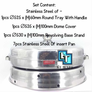 KT WARE 52cm stainless Steel serving dome set party dome SET BUFFET SET ...