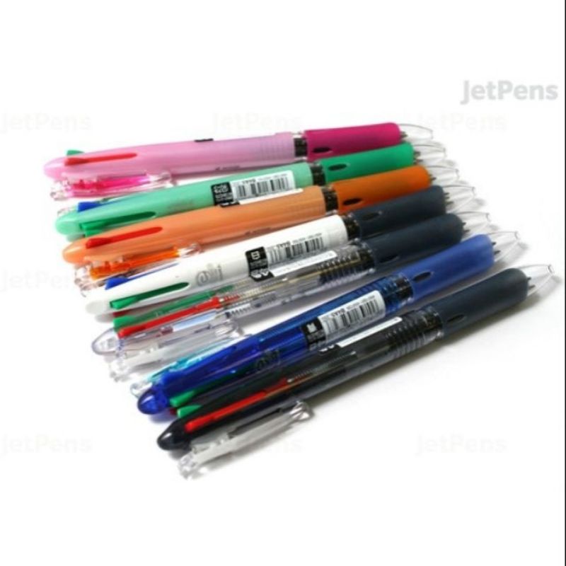 4 in 1 Ballpoint Pen BallPen 0.7mm (Blue, Black, Red Green) | Shopee ...