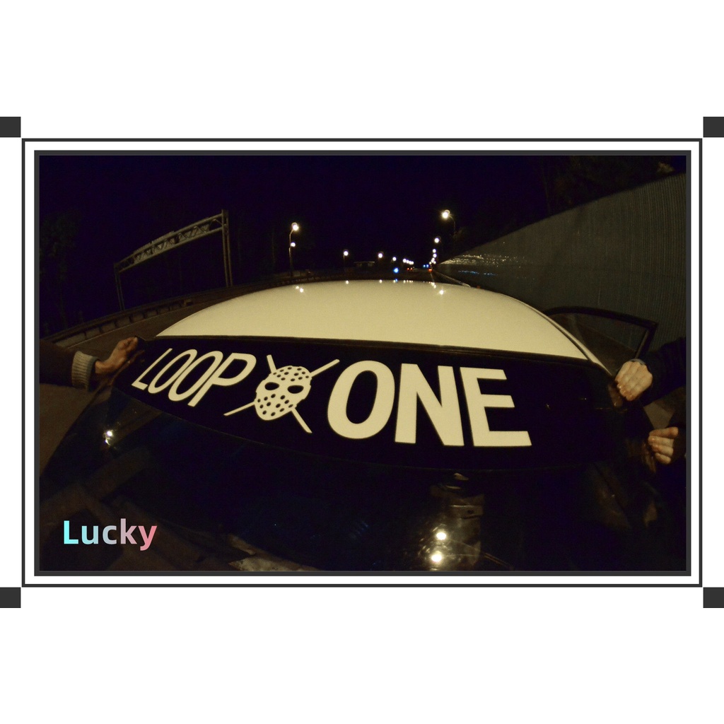 G093 KANJOZOKU OSAKA JDM Japanese LOOP ONE Modified Car Stickers and ...