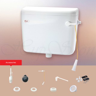 TECHPLAS Elegen Plastic Cistern Toilet Flush Tank Kotak Tandas 马桶水箱 ...