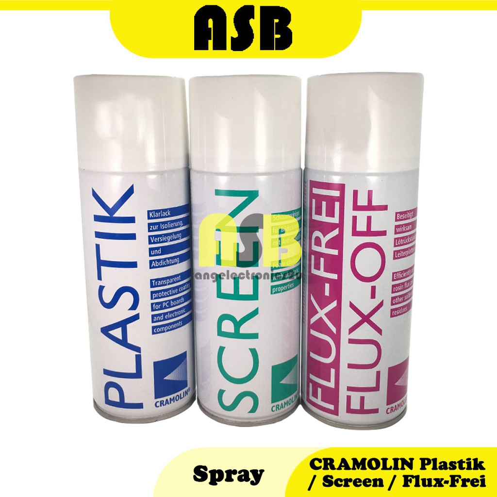 (1pc) CRAMOLIN Plastik / Screen / Flux - Frei Spray 400 ML | Shopee ...