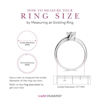 LAZO DIAMOND Men's Spark Chink Solitaire Diamond Ring in 9k White Gold ...