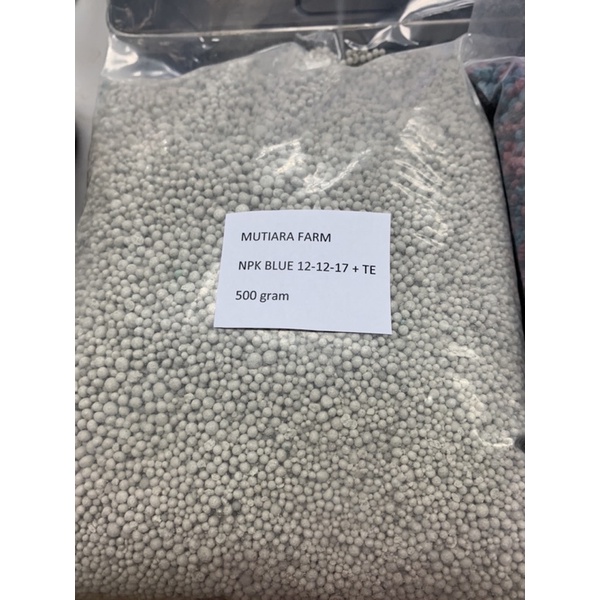 REPACK Fertiliser - NPK BLUE / CTE NO 55 @ 500 gram / pack | Shopee ...