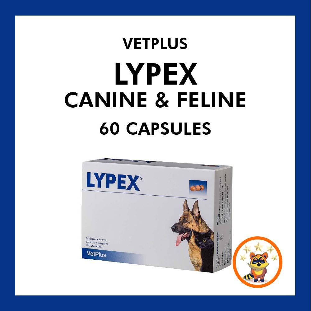 Vetplus Lypex Canine Dog 60 Capsules (1 Box) | Shopee Malaysia