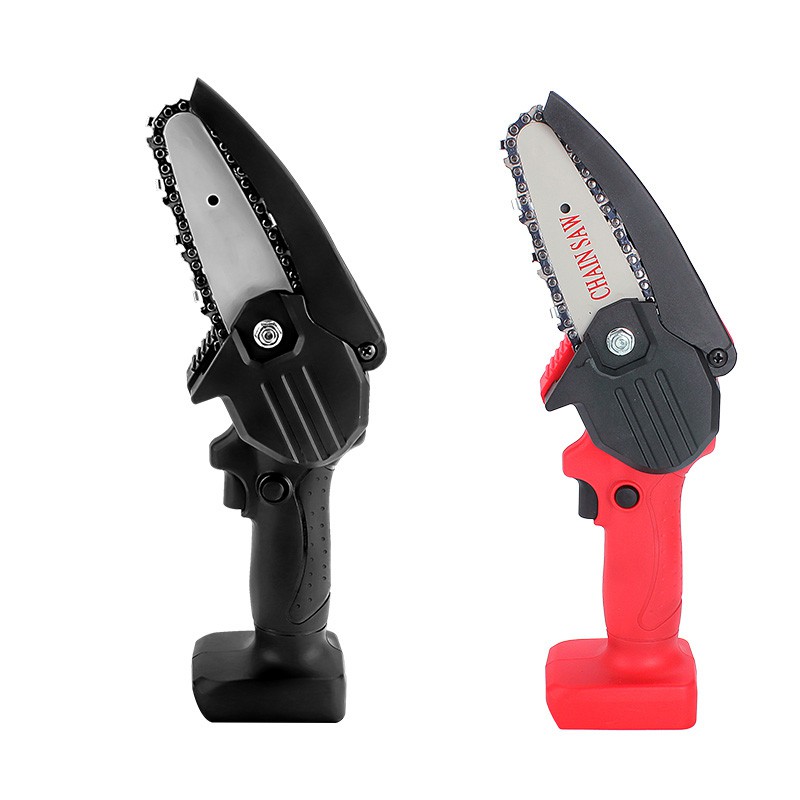 Mini Chainsaw Wood Cutter Rechargeable Cordless Secateurs Portable Tree ...