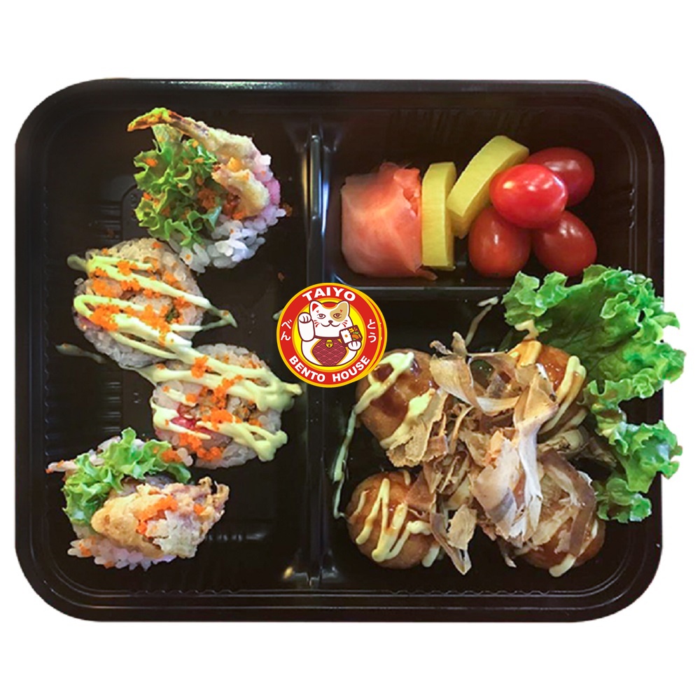 Food voucher Soft shell crab bento SSC9 soft shell crab maki with tako ...