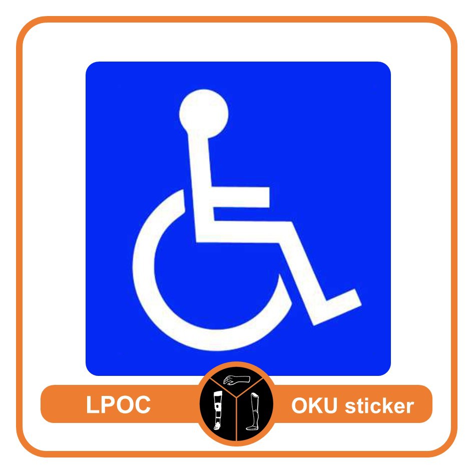 OKU WINDOW sticker (JPJ approved sticker) - 10 pcs | Shopee Malaysia