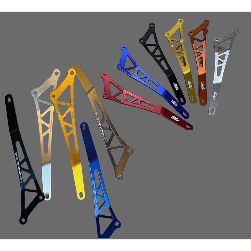 ALLOY CNC EXHAUST BRACKET YAMAHA Y16 Y15 LC135 SRL 115 BENELLI RFS150i ...