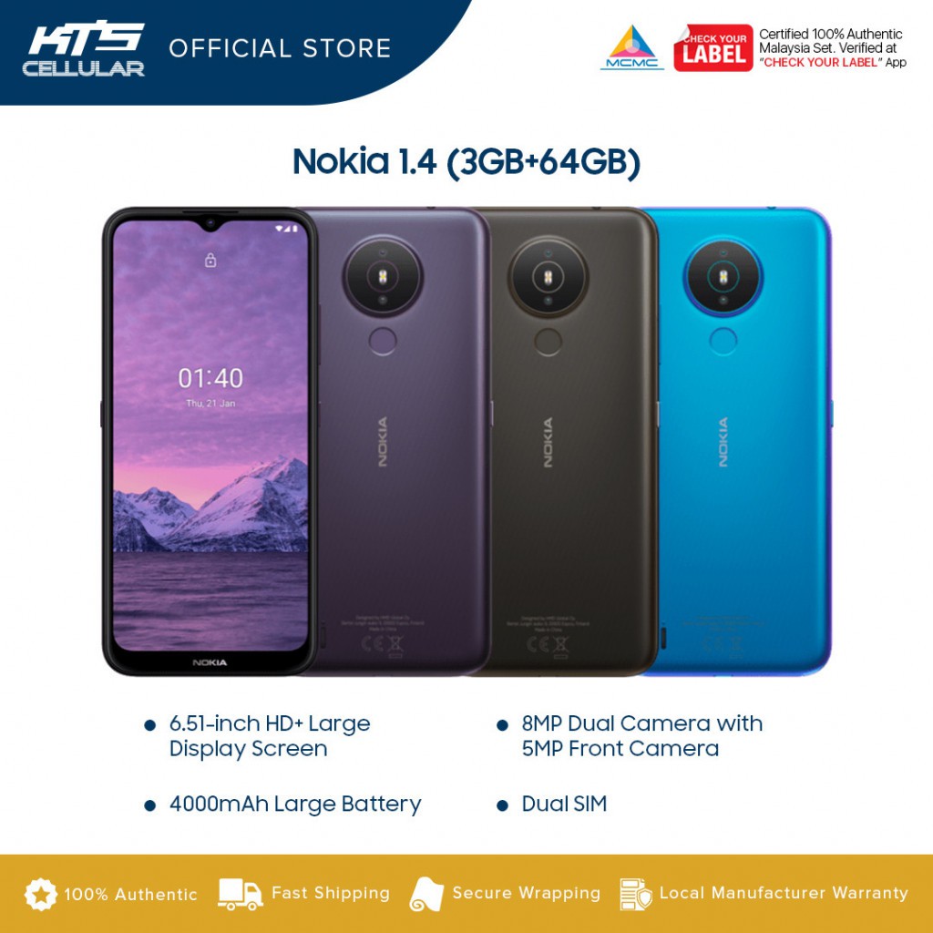 Nokia 1.4 Price in Malaysia & Specs | TechNave