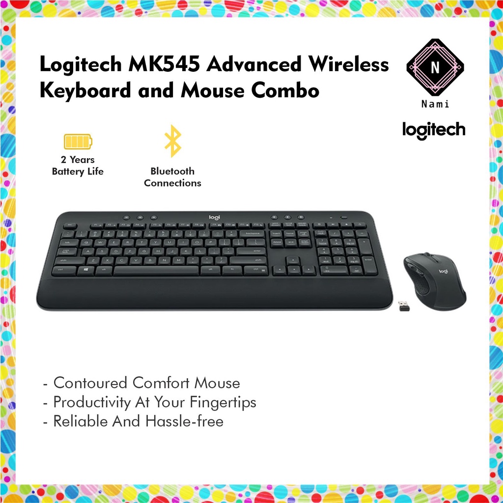 Logitech MK545 Advanced Wireless Keyboard and Mouse Combo | Shopee Malaysia