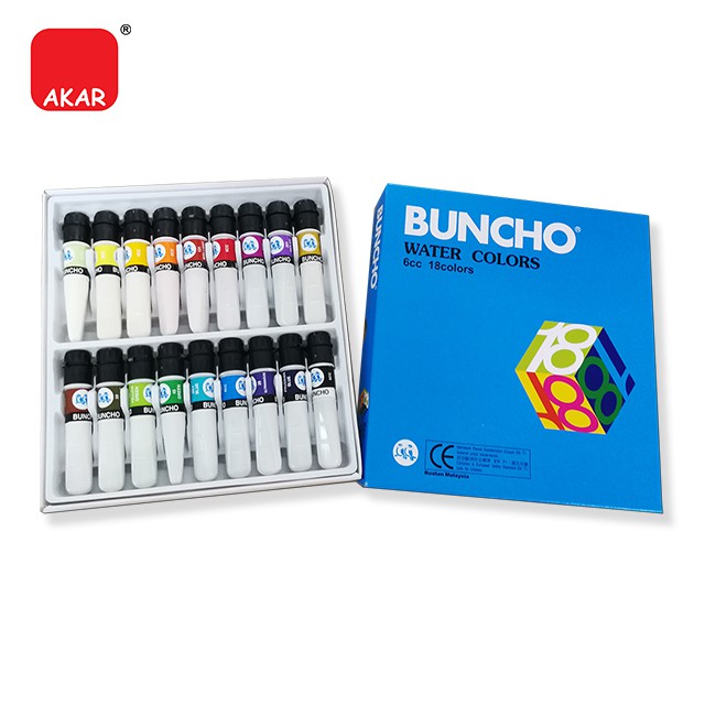 BUNCHO Water Colour, 6cc 18 Colours | Shopee Malaysia