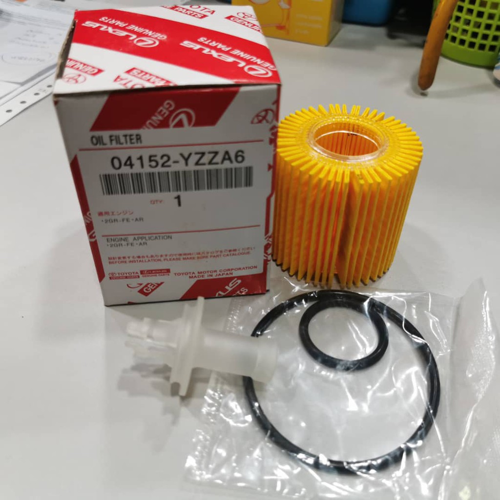 TOYOTA ORIGINAL OIL FILTER 04152-YZZA6 ORIGINAL WISH ZGE20 ALTIS (2009 ...