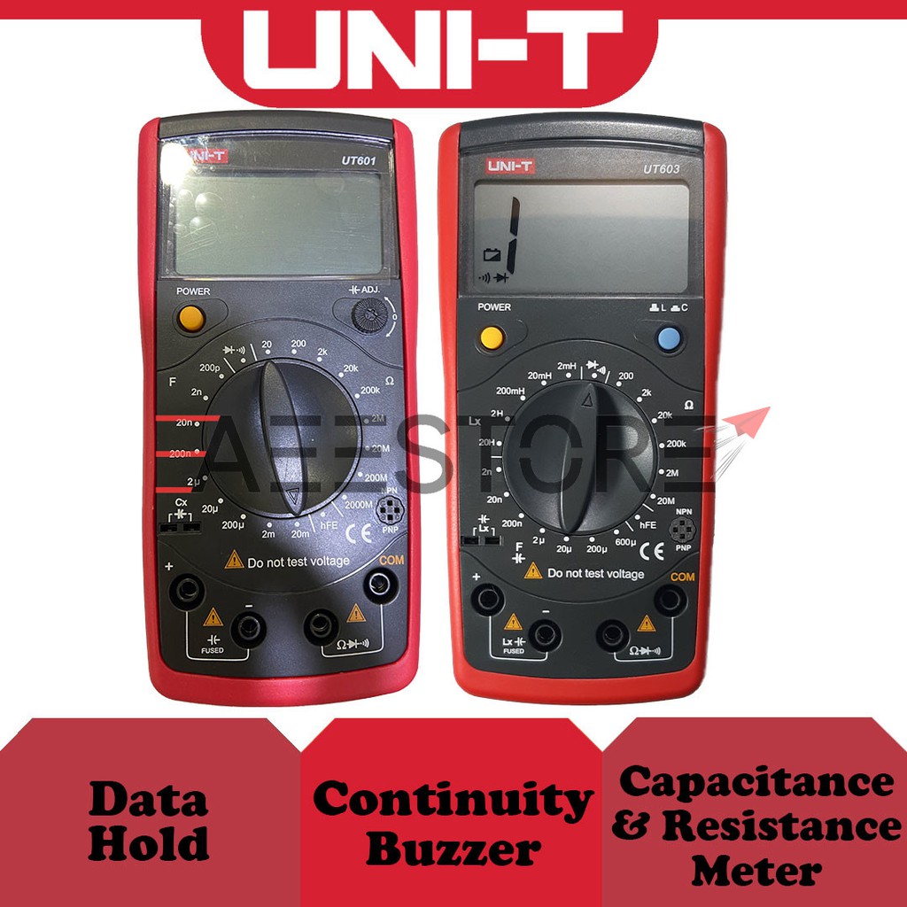 Uni T Ut 600 Inductance Capacitance Meter Ut 601 Ut 603 Shopee