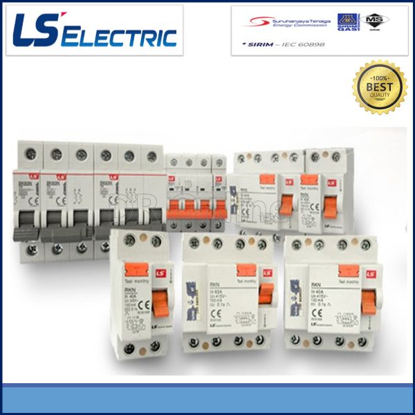 LS MCB 2Pole MINIATURE CIRCUIT BREAKERS MCB, 2P ~ 6KA ~ (6A - 63A) , (BKNC621) C CURVE | Shopee ...