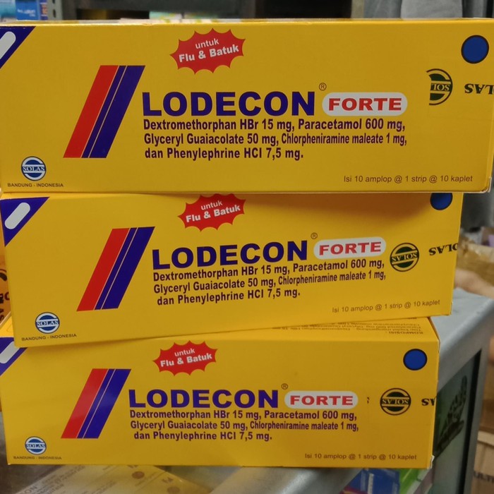 Lodecon Forte (contents 10 Strips @ 10 Tablets) | LODECON FORTE (isi 10 ...