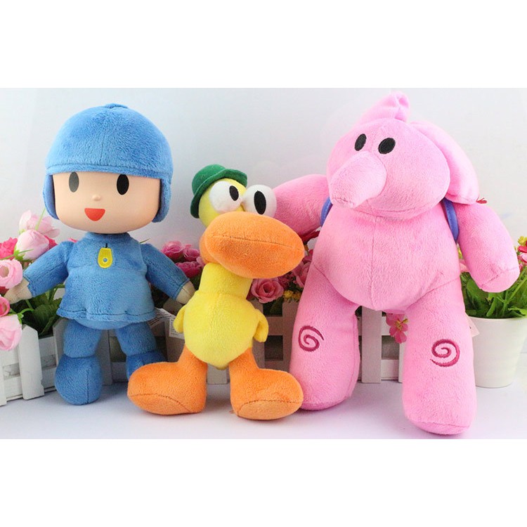 30cm Pocoyo Cartoon Character - Elly (Pink Elephant) | Shopee Malaysia
